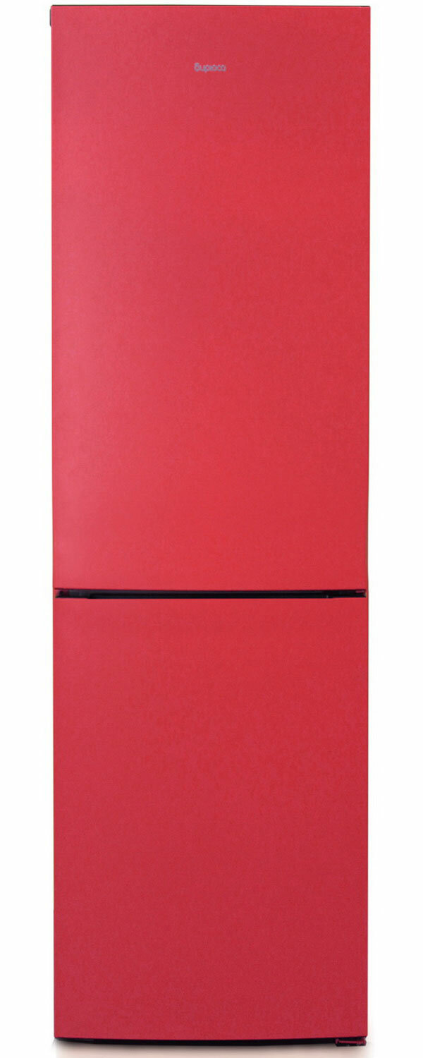 Двухкамерный холодильник Бирюса H6149, красный