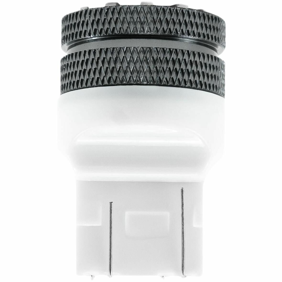 Комплект светодиодных габаритных ламп для автомобиля MYX T20 24SMD 12-24V белый цвет 7443 цена за 2шт.