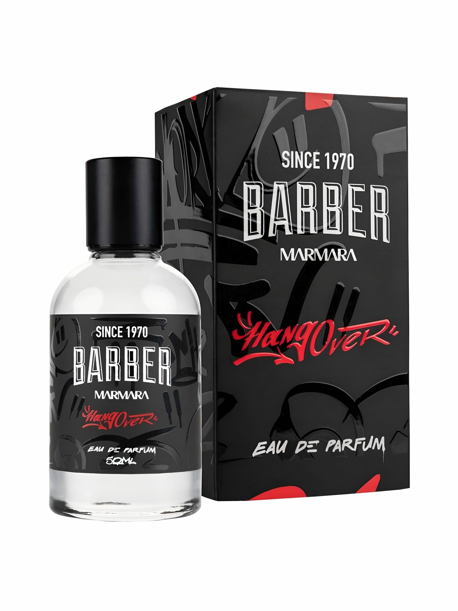 Туалетная вода мужская Marmara Barber "Hangover", 50 мл, Фруктовый, Древесный аромат