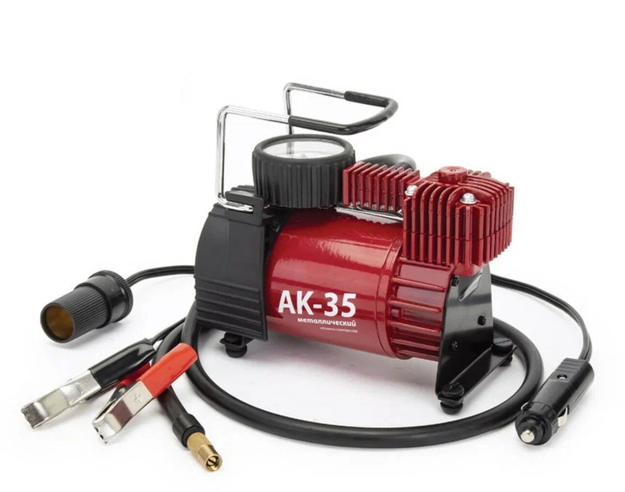 Компрессор AUTOPROFI 35л/мин 10 Атм 4 переходника в сумке