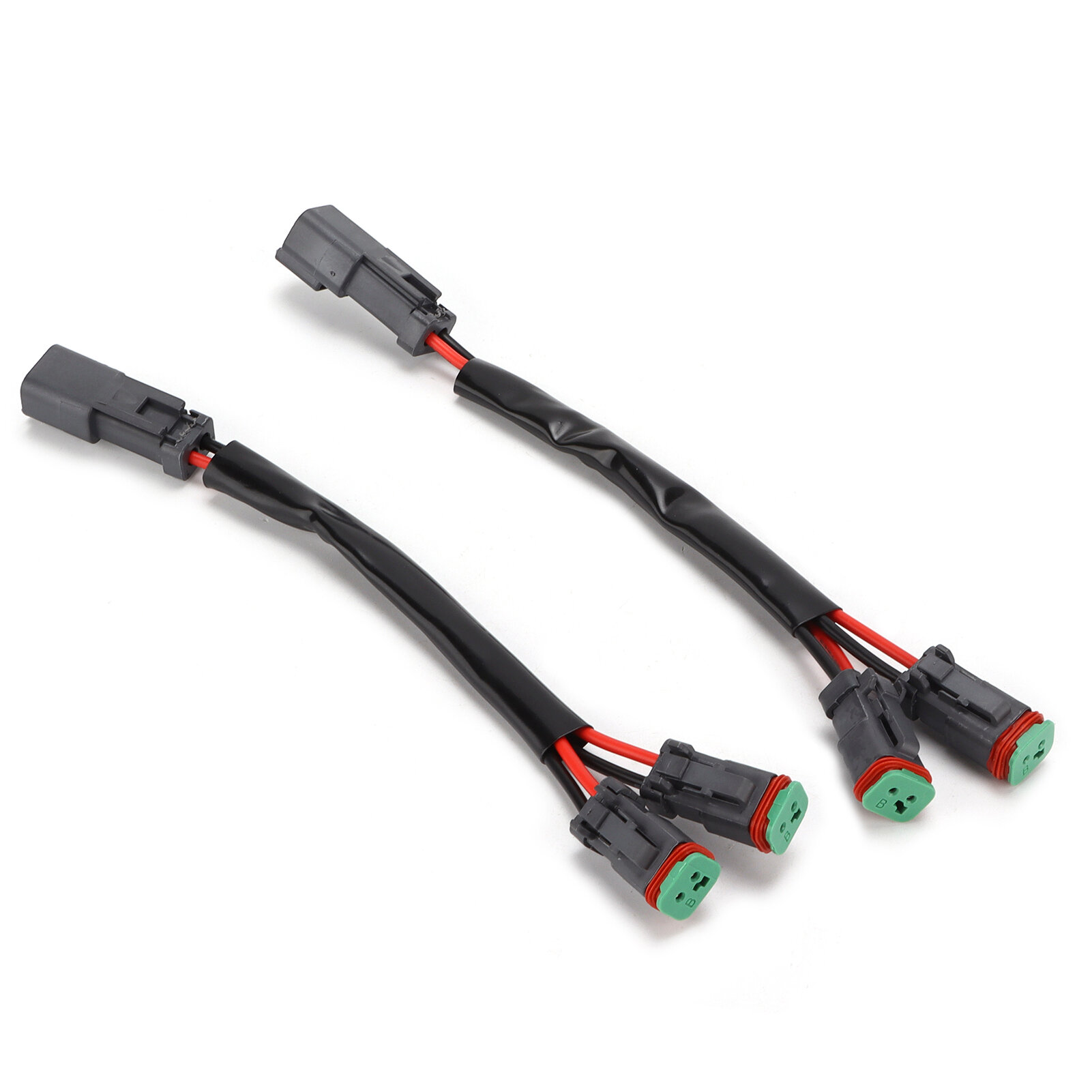 Проводка для LED рабочей фары (2шт), 2-pin, папа-мама, универсальная