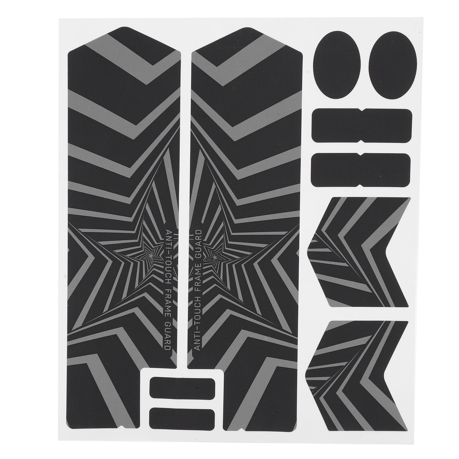 Наклейка с эффектом ночного отражения на переднюю вилку горного велосипеда, наклейка FiveStar для велосипеда.