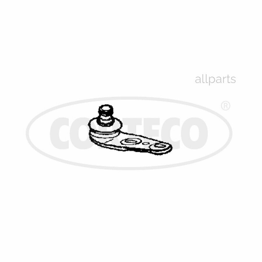 CORTECO 49399870 Шаровая опора R [+крепеж]