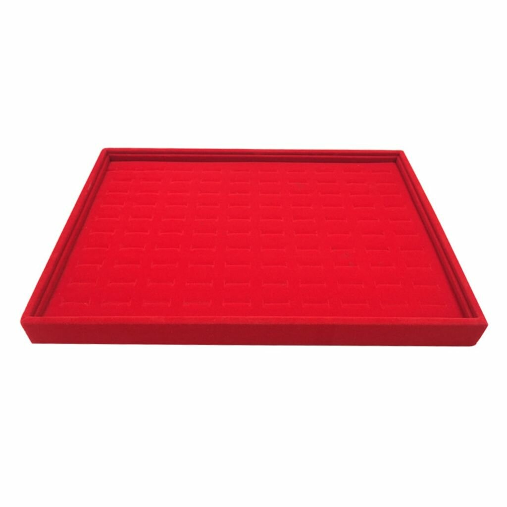 Кольца на 100 прорезей в лотке для демонстрации Вставьте кольцевые лотки