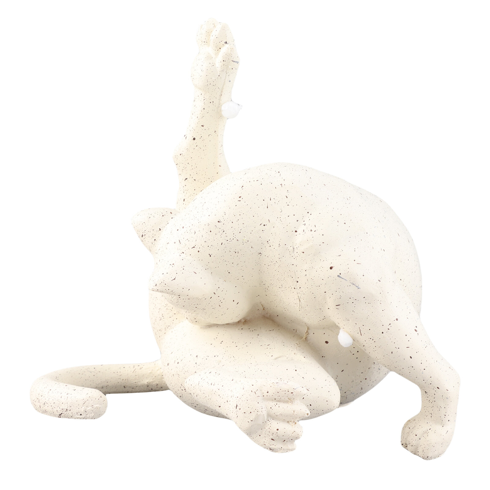 Статуя кошки Смешная смола облизывать статуэтки статуэтки милый мультипликационная скульптура домашнее рабочее ремесло