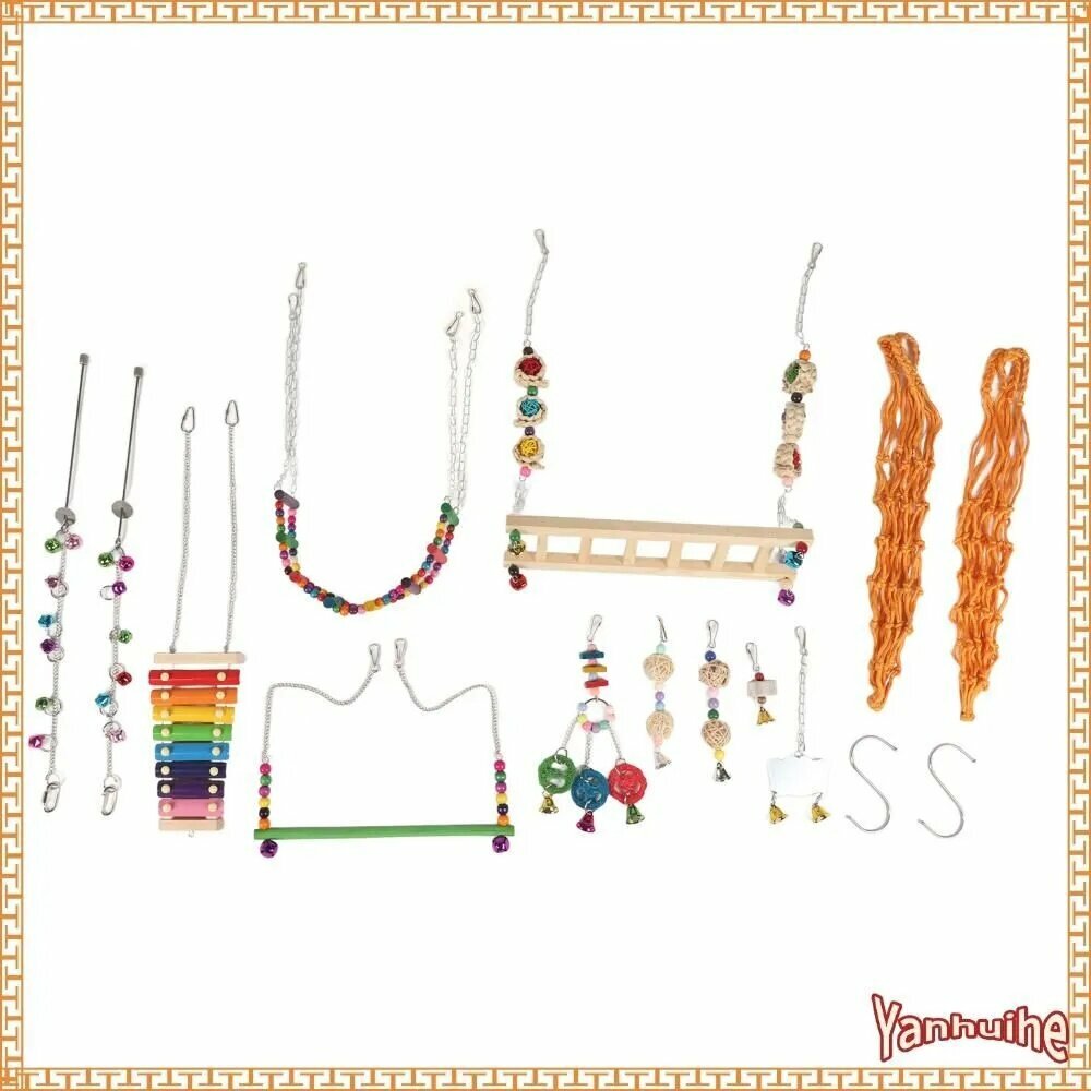 Игрушки для кур, безопасные и стильные качели, для всех видов птиц