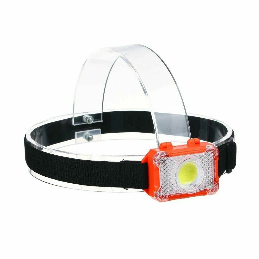 Ермак Фонарик налобный, 1 COB, 3xAAA, 3 режима, 15 метров