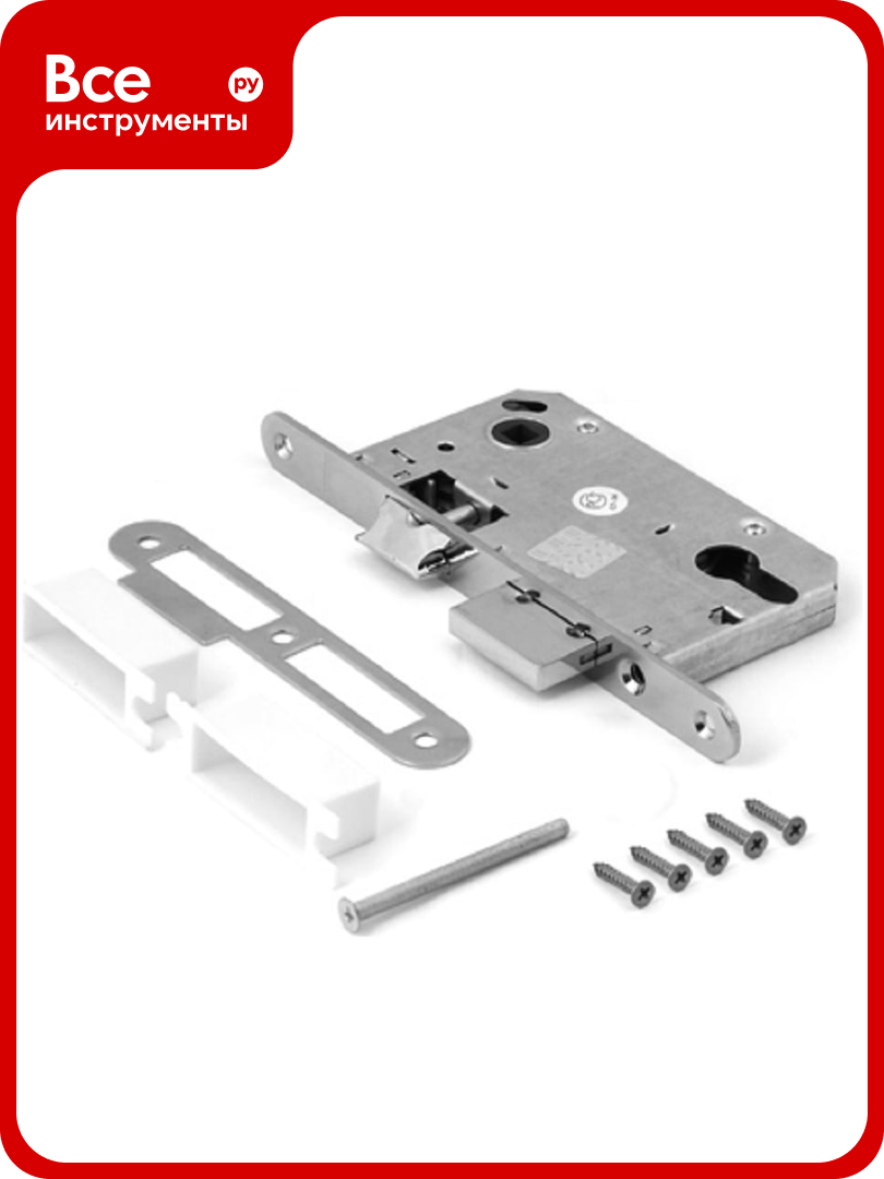 Врезной, APECS, замок APECS 5300-NI 12087 00012087, деревянных, деревянных межкомнатных дверей с