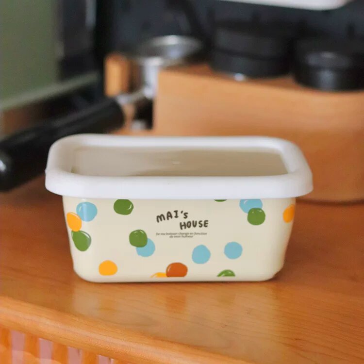 Laomai [домашняя] INS эмалированная кофейная чашка в горошек детская чашка для питья чашка для полоскания рта чаша для