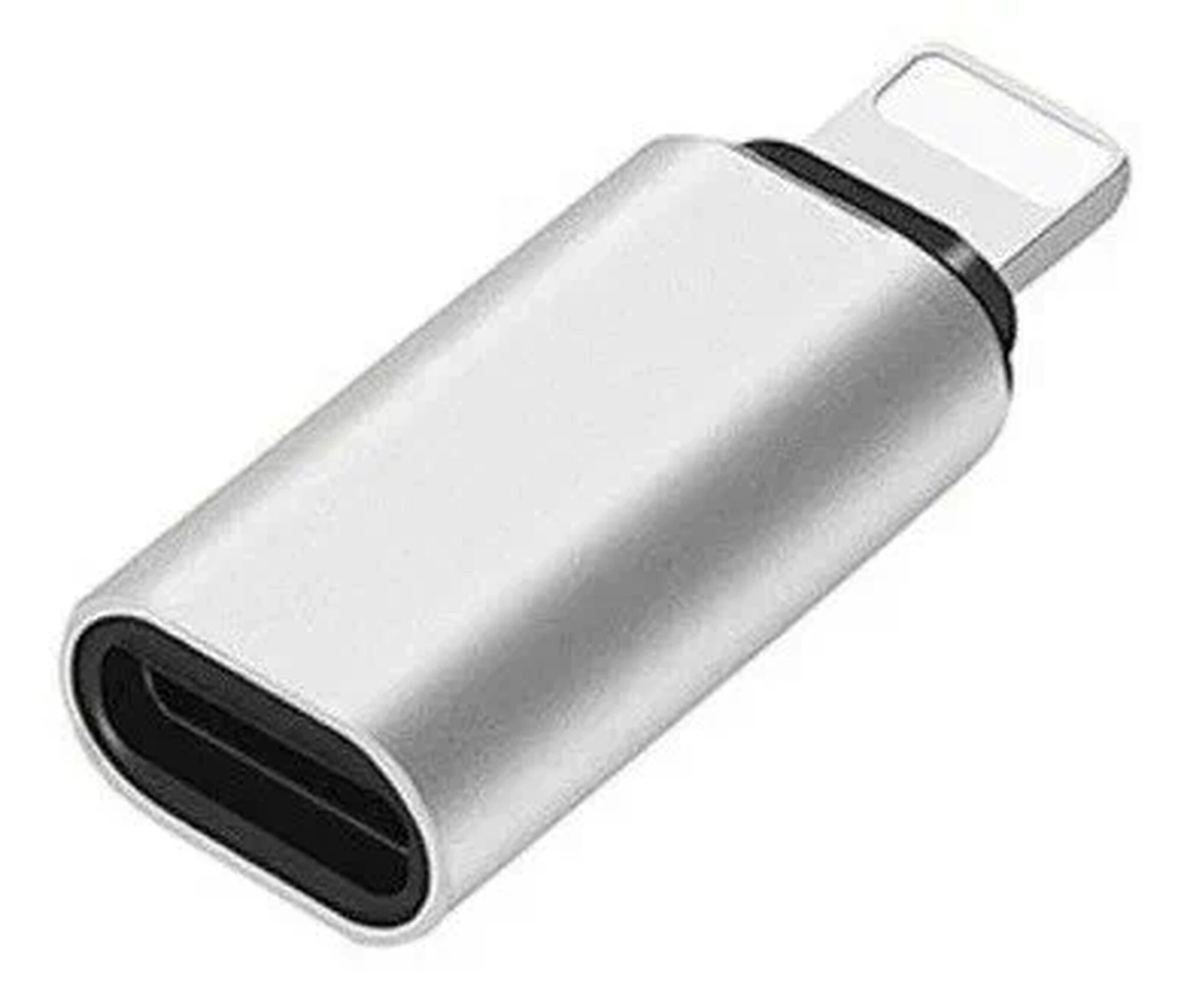 Адаптер переходник isa, USB Type-C - Lightning, для быстрой зарядки и синхронизации, алюминиевый корпус