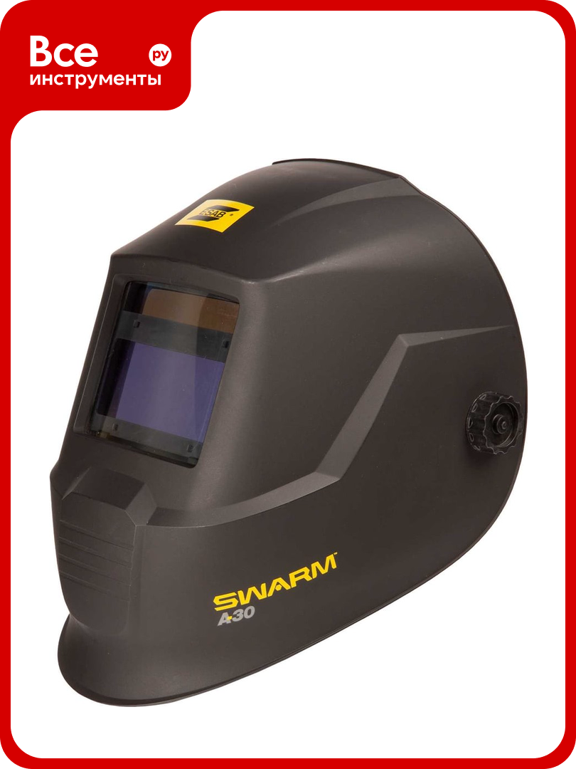 Маска сварщика SAVAGE A40 9-13 DIN черная ESAB сменные батареи 0 700000490