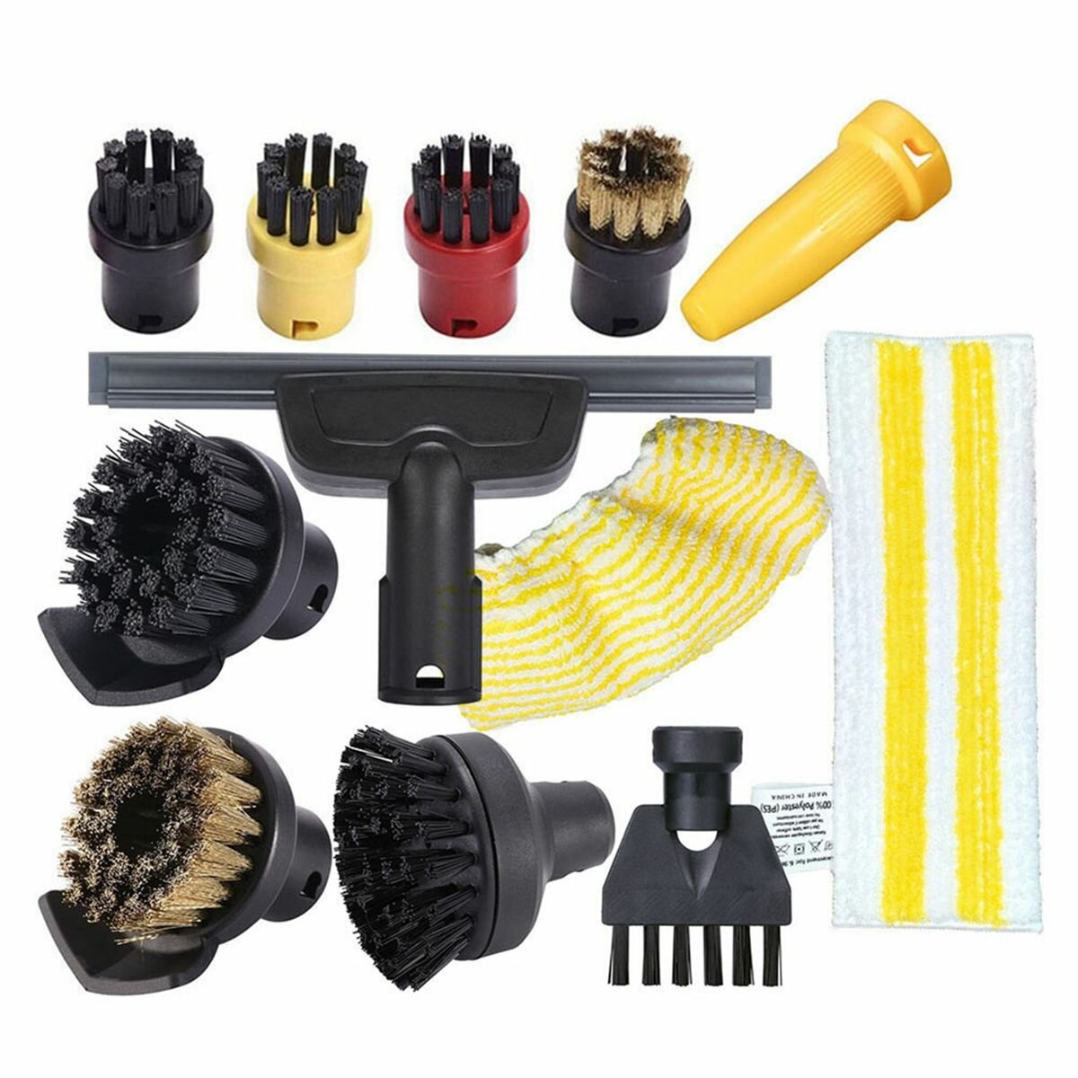 Комплект щеток для паровой насадки Karcher EasyFix SC1/SC2/SC3/SC4/SC5/SC7, швабра