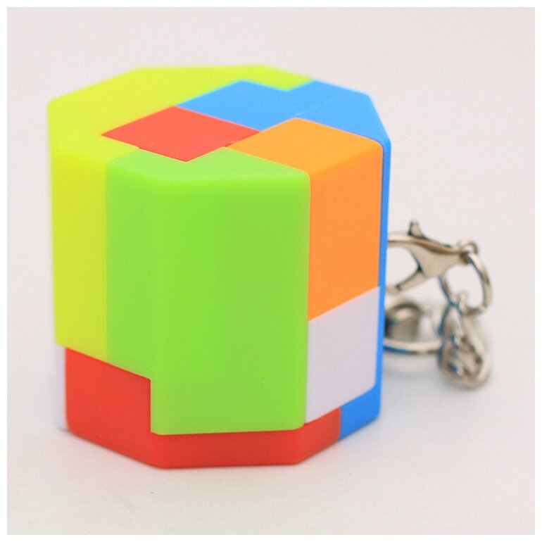 3 D пазл Конструктор брелок - цилиндр, развивающая головоломка