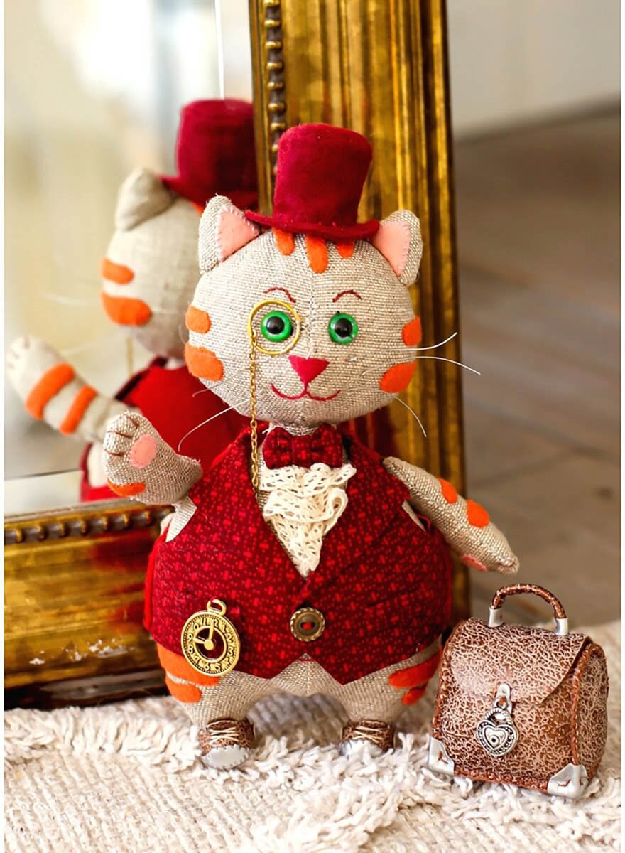 ПЛДК-1463 Набор для создания текстильной игрушки серия Домовёнок и компания 'Денежный кот'