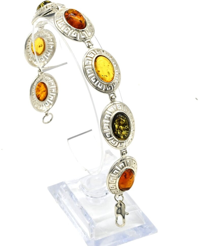 Браслет, янтарь