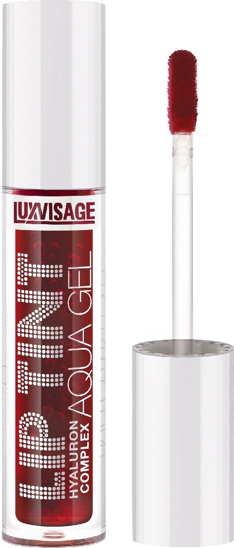 LUXVISAGE Тинт для губ с гиалуроновым комплексом LIP TINT AQUA GEL hyaluron complex 05 Wine Red