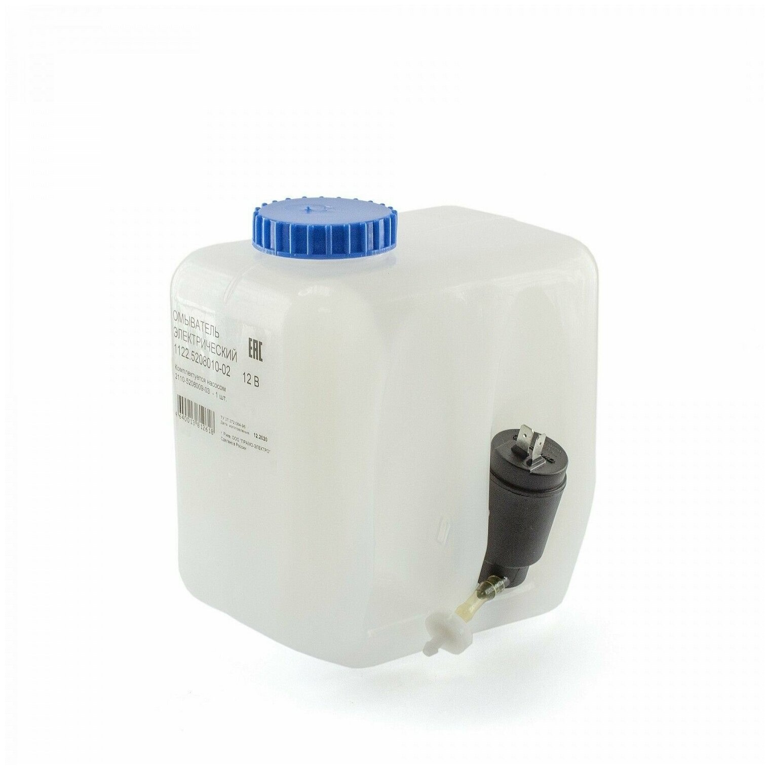 PRAMO 1122520801002 Бачок омывателя Г-3102,3302,2705 (Рестайлинг), ПАЗ (в сборе) (ELTRA)