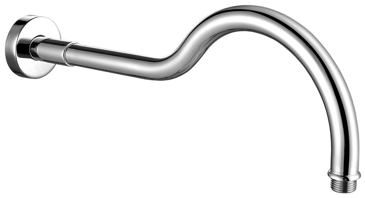 Кронштейн/держатель для верхнего душа латунный 415*18мм резьба 1/2" ELGHANSA CR-06, хром