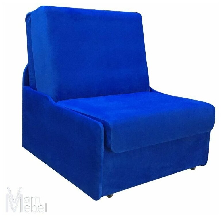 Кресло кровать Блисс без подлокотников Форест синий 80х190 см
