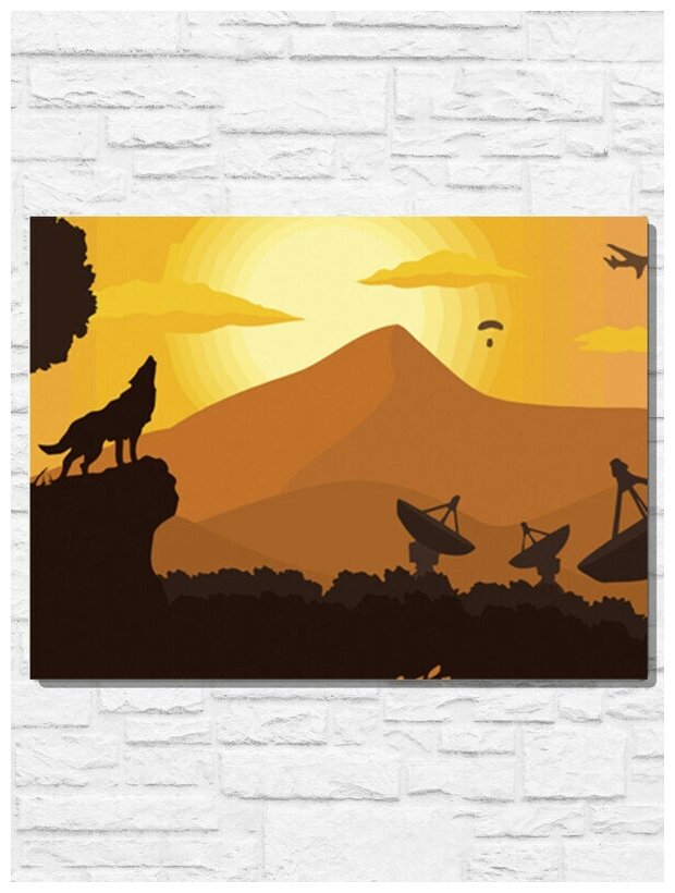 Картина по номерам на холсте игра RUST (PS, Xbox, PC, Switch) - 11065 Г 30x40