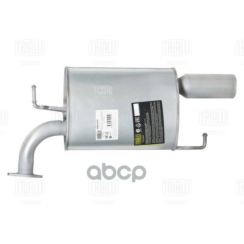 Глушитель для а/м Mazda 6 (07-) 2.0i/2.5i осн. (алюм. сталь) правый TRIALLI EMM 0376 Trialli арт. EMM 0376