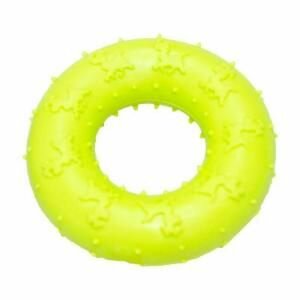 HOMEPET Игрушка для собак Кольцо с рисунком лапки, 7 см