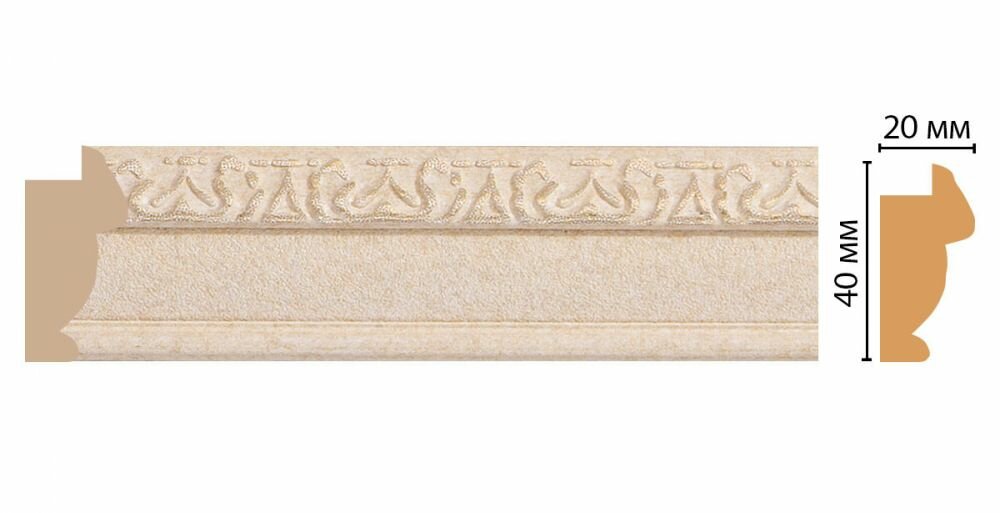 Багет Decomaster 807-18D В40хШ20хД2900 мм / Декомастер.