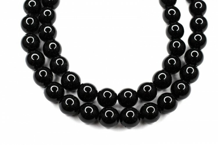 Жемчуг Preciosa, цвет 70449 черный, 10мм, 10шт