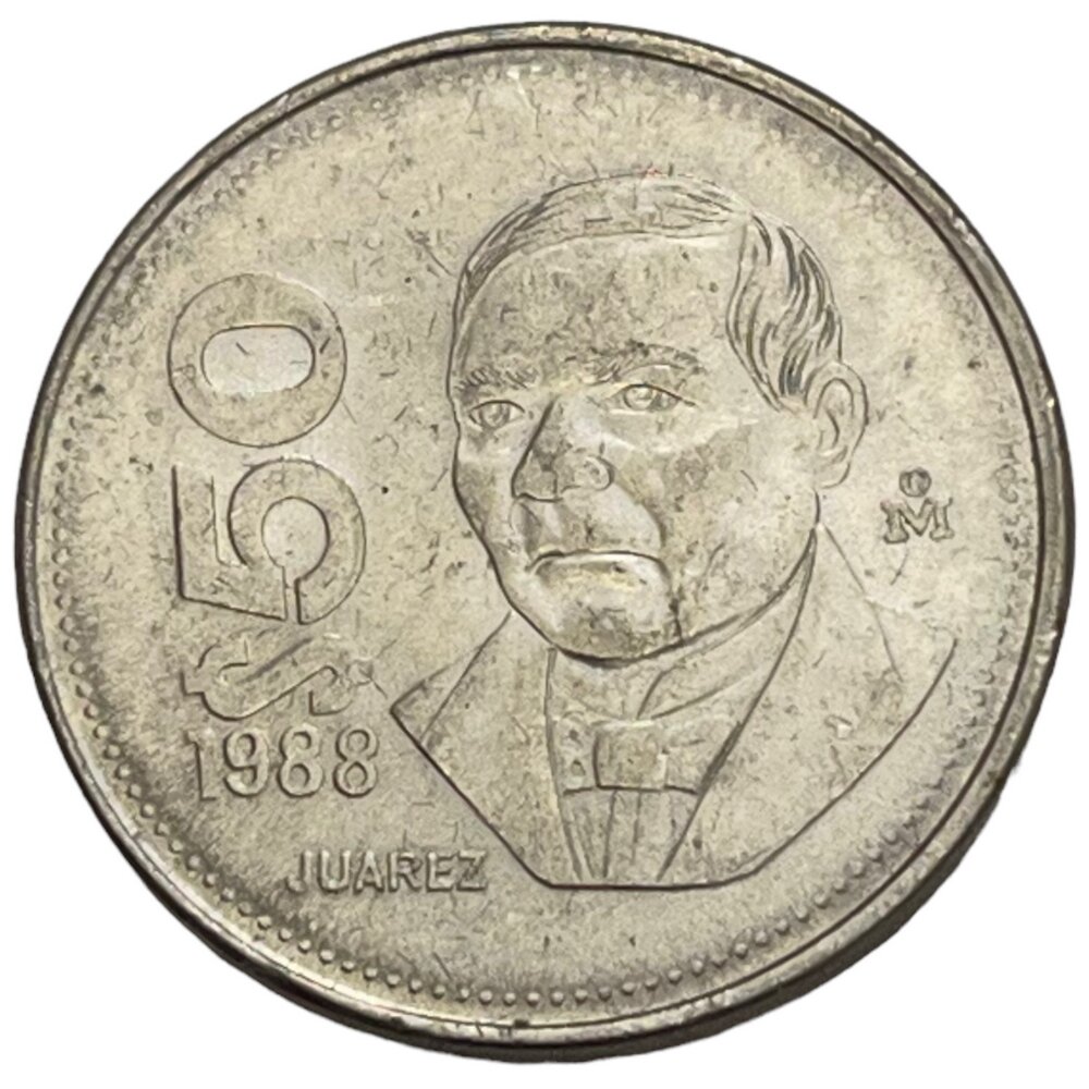 Мексика 50 песо 1988 г. (St)