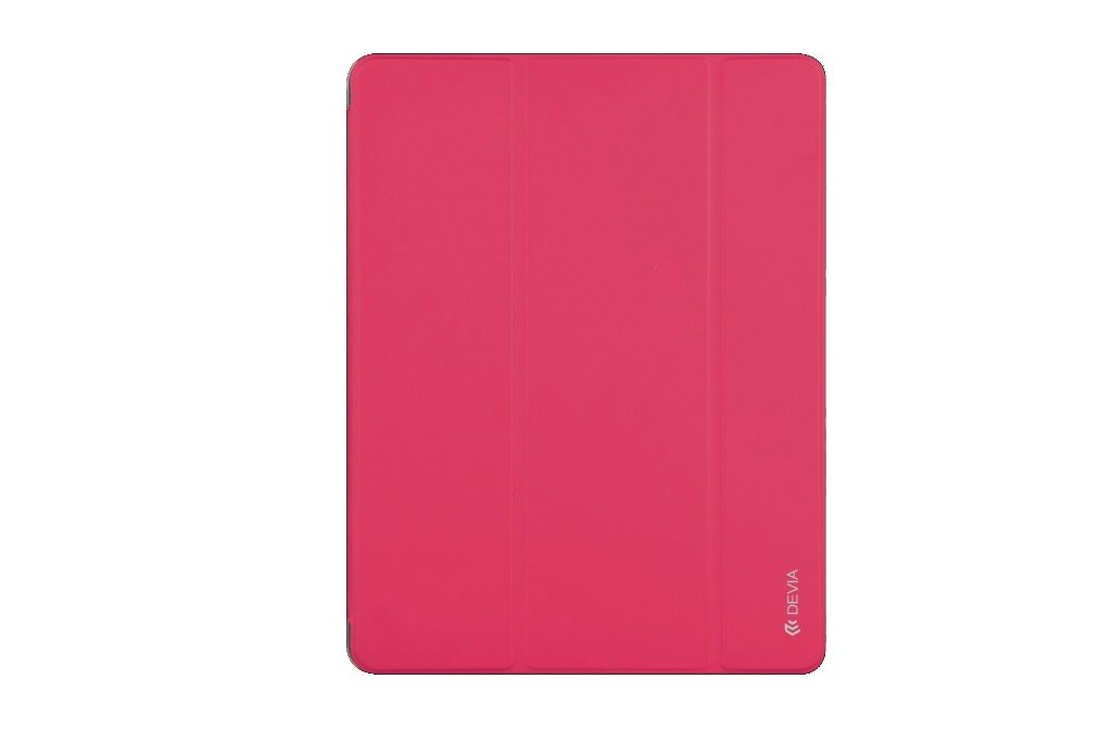 Чехол-книжка Devia Flax Flip Rose Red, для iPad 2017-2018, цвет розовый