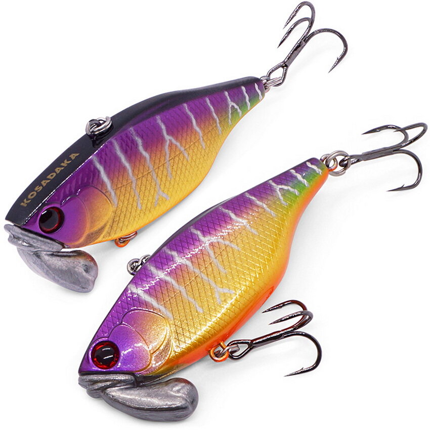 Воблер виб Kosadaka Trigon TN 70S, тонущ, 70мм, 31.5г, цв. RBC