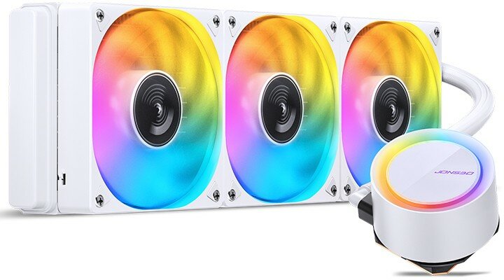 Система жидкостного охлаждения Jonsbo TG-360 ARGB White