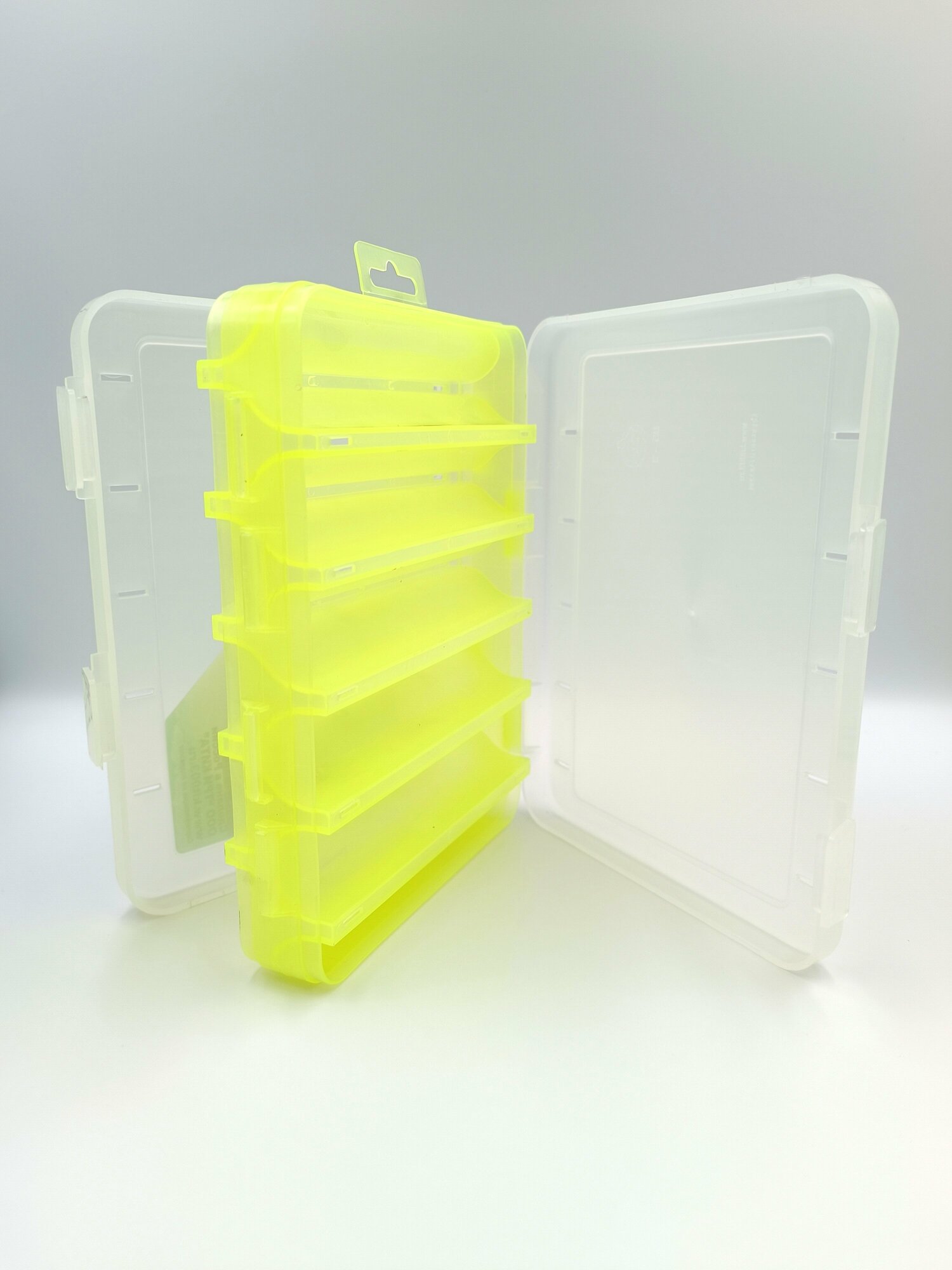 Коробка двухсторонняя для приманок, мелких блесен, воблеров и силикона для рыбалки, 20 х16 х 4,5 см