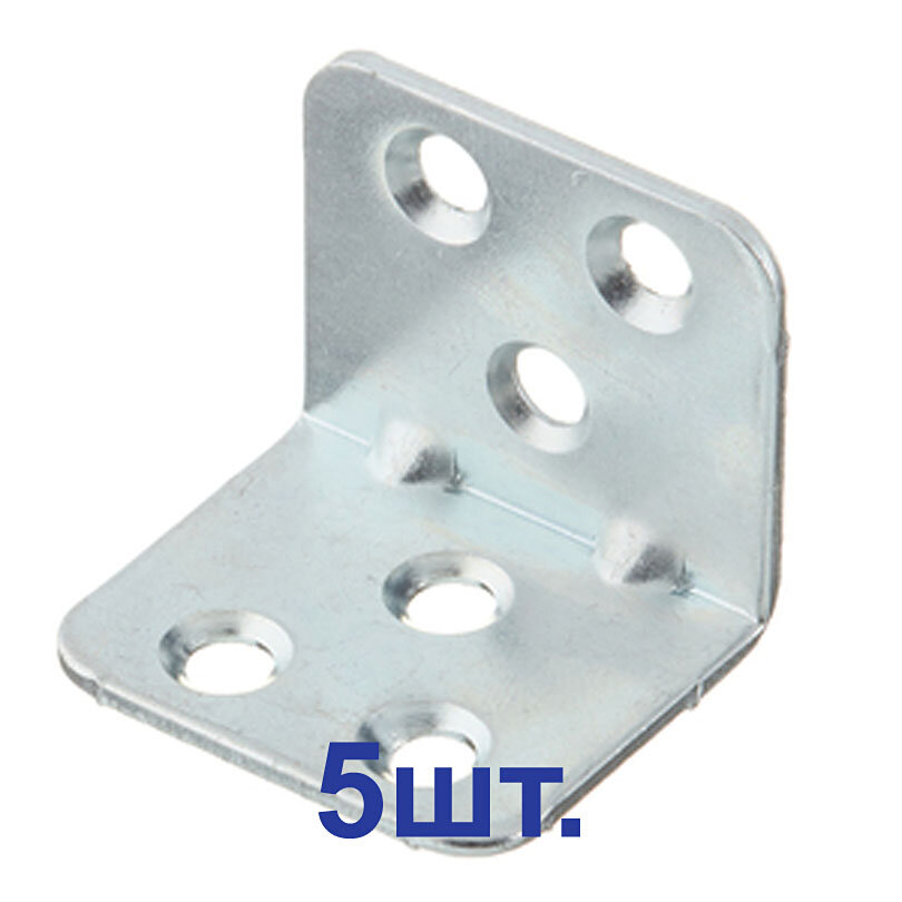 Уголок мебельный оцинкованный 30х30х35х2 мм (5 шт.)
