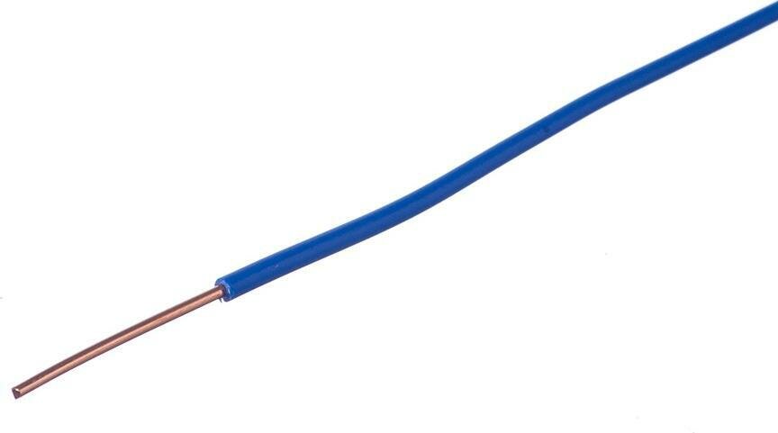 Провод ПуВ, ПВ1 1.5 жесткий синий ГОСТ (комплект из 10 м)