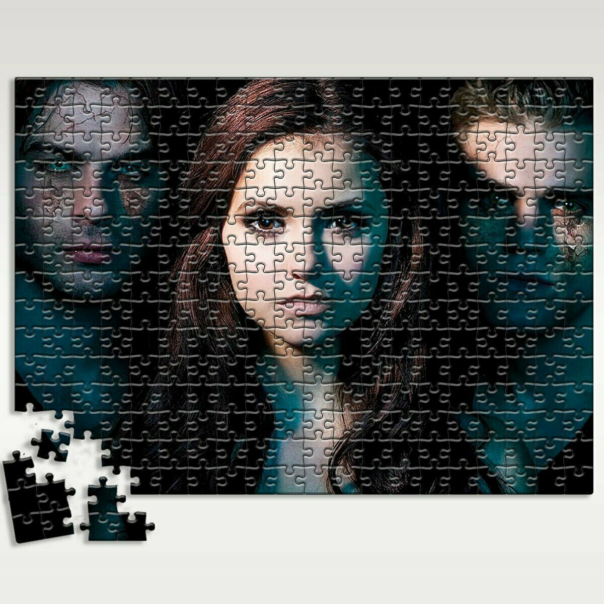 Пазл картонный А3: модель сериал Дневники вампира - 6821