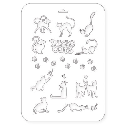 "Love2art" TDR Трафарет декоративный 22 x 31 см 1512-11