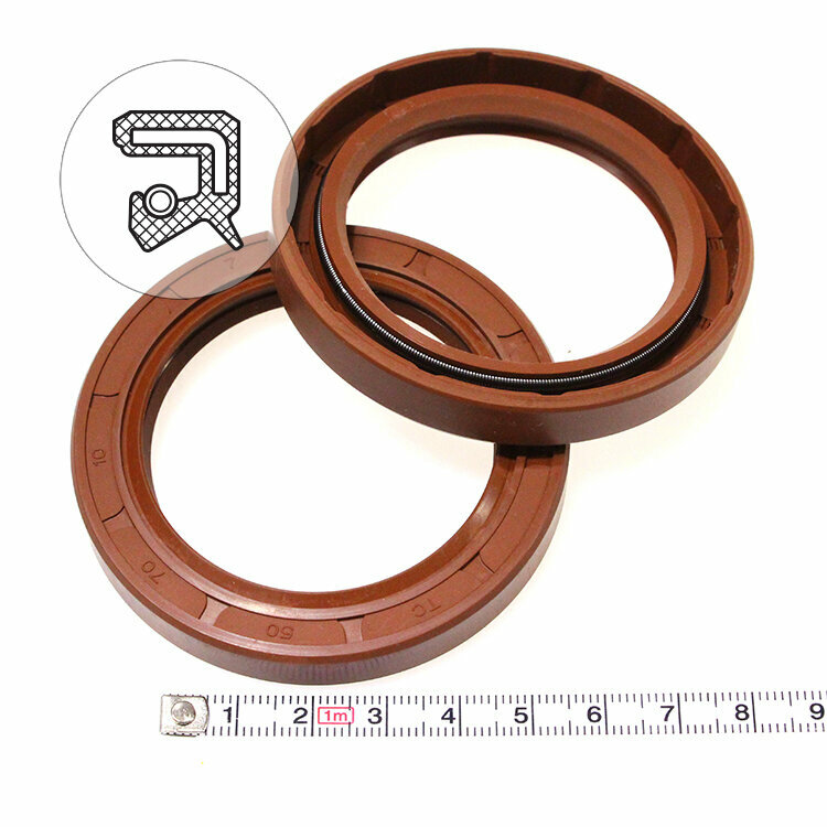 Манжета армированная (Сальник) 50х70х10 (тип 2 / TC) 75FKM