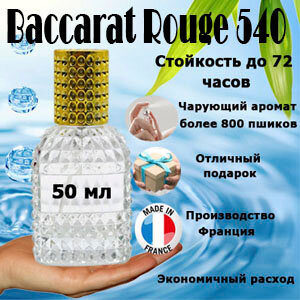 Масляные духи Baccarat Rouge 540, унисекс, флакон спрей 50 мл.