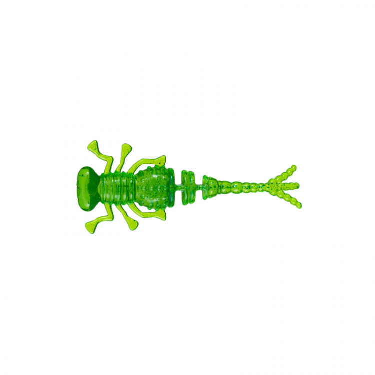 Мягкая приманка Brown Perch Kurva Киви UV 70мм 2гр цвет 003 6 шт