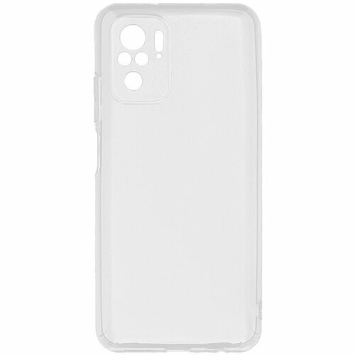Чехол для Redmi Note 10 / Note 10S силиконовый прозрачный глянцевый / защита камеры