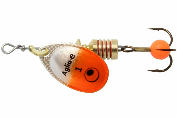 Блесна вращающаяся Mepps AGLIA-E 1 SHO S/Orange, комплект из 1 штука