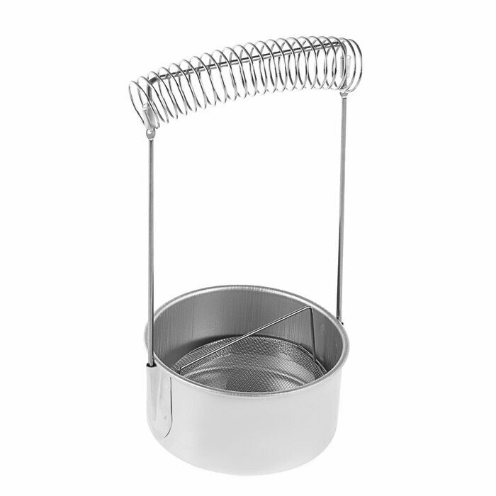 Кистемойка Невская палитра алюминиевая, диаметр 10,5 см, высота 18 см. (DK11011)