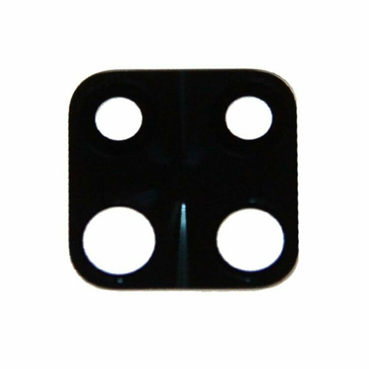 Стекло камеры для Xiaomi Redmi Note 9 Pro Global (M2003J6B2G) <черный>