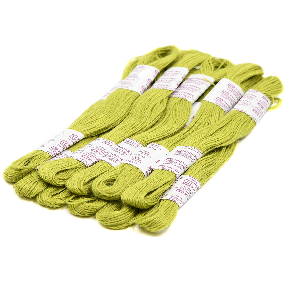 Мулине нитки для вышивания Риолис, 20 м*10 шт (шерсть, акрил), цвет 320