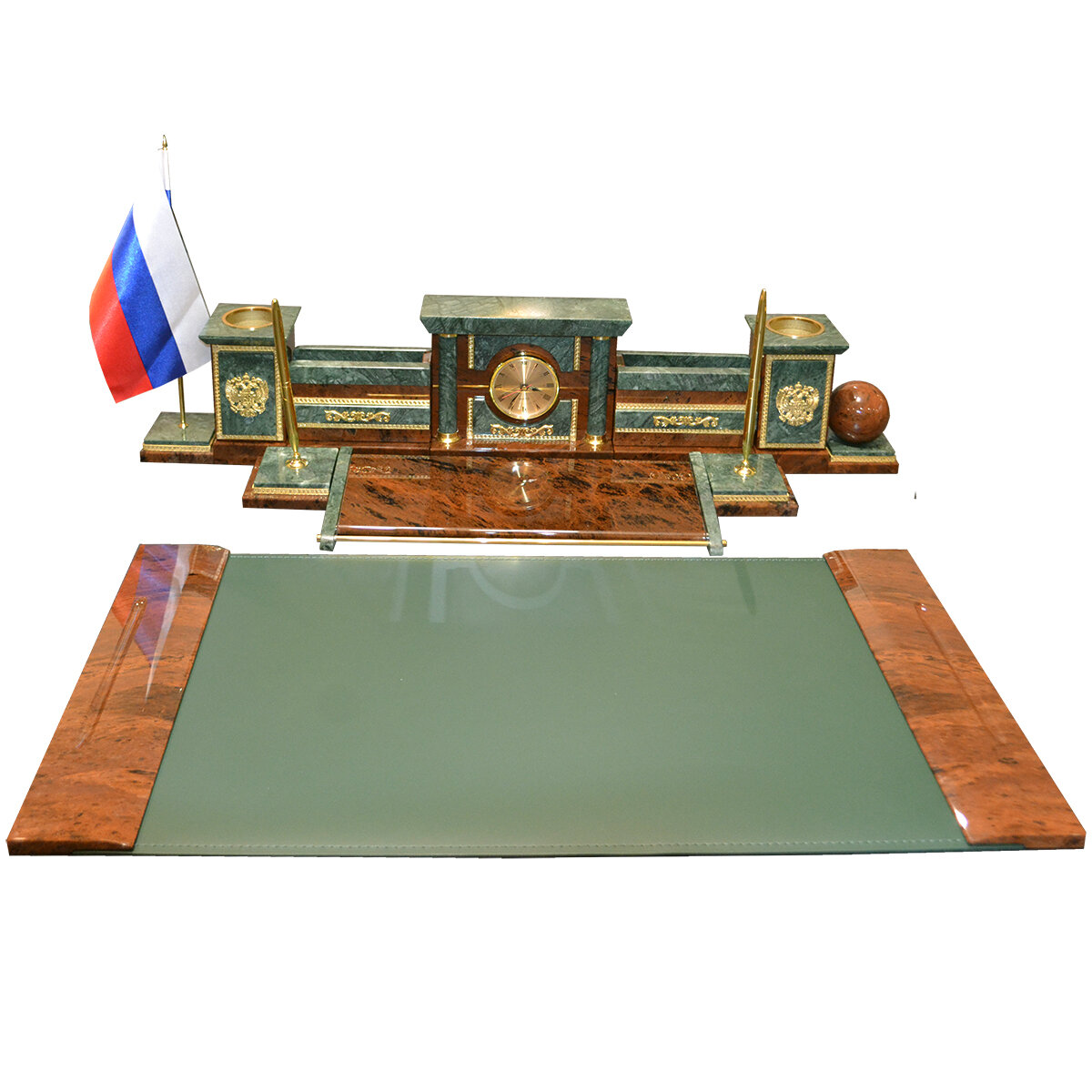 Письменный набор из камня "Идеал 15-2 VIP2"