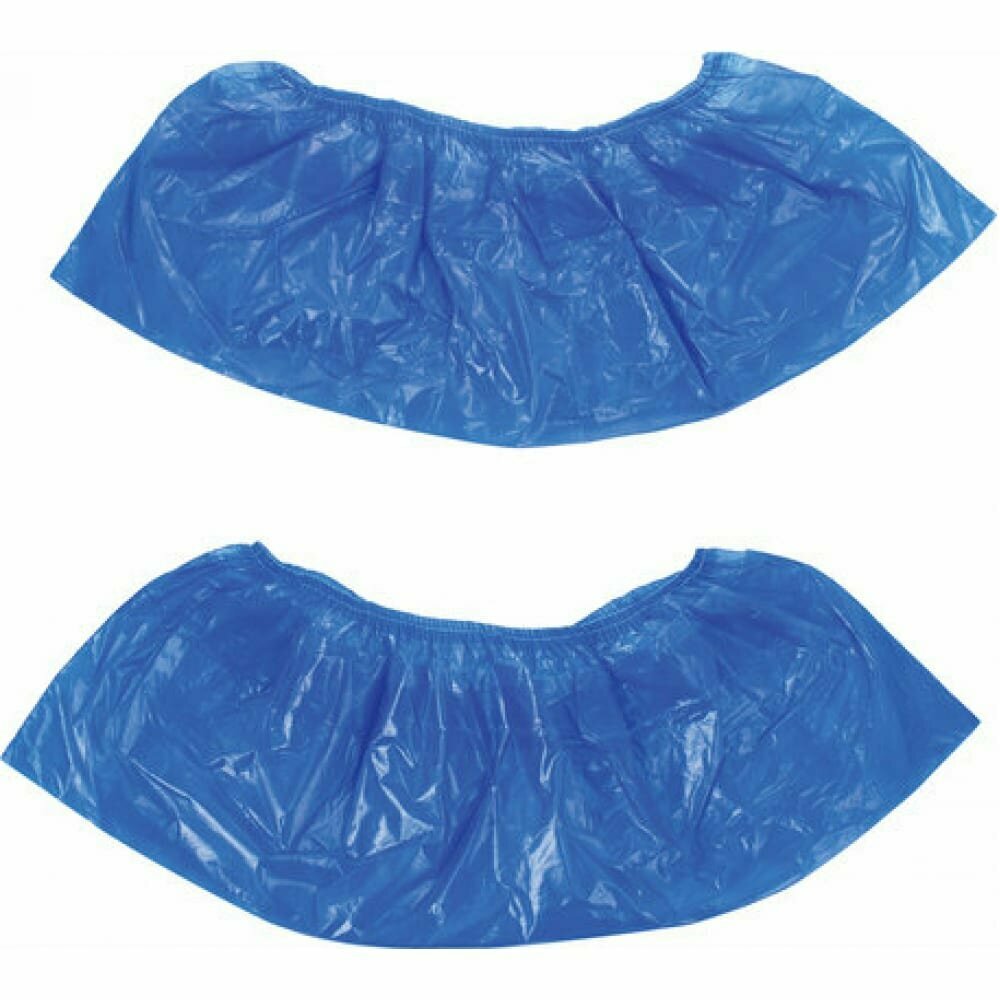 Бахилы LAIMA комплект 30 штук 15 пар сверхпрочные двойная резинка 39х14см 100мкм 10г 104981