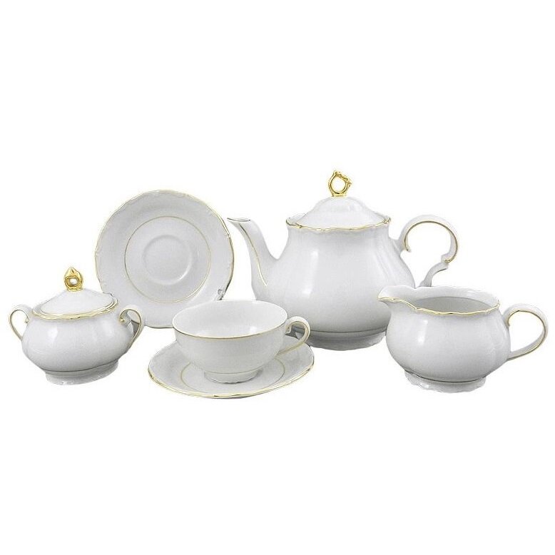 Чайный сервиз Leander Verona Tenká Zlatá Odbočka 67160725-1139