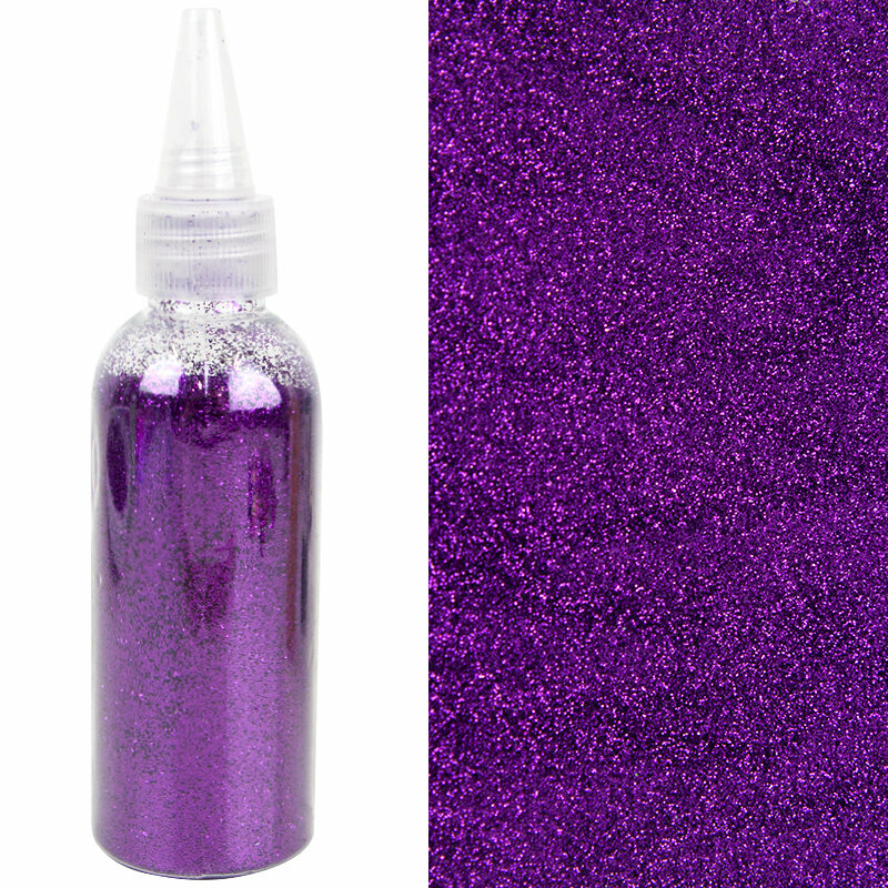 Глиттер Темно-сиреневый, 80 г.
