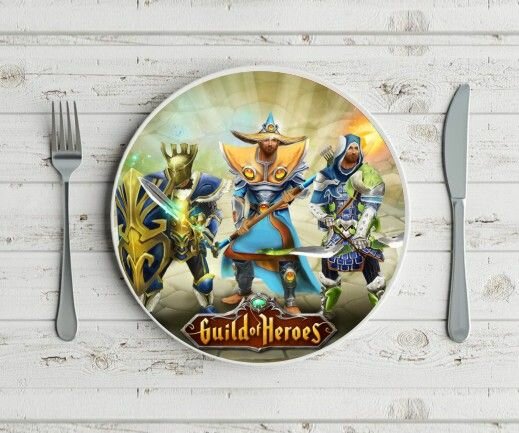 Тарелка Guild of Heroes, Гильдия Героев №1